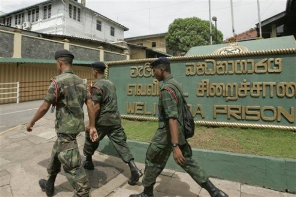 Ex-LTTE cadres hold demonstration at Welikada prison