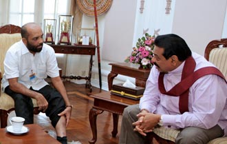 Range Bandara meets President…