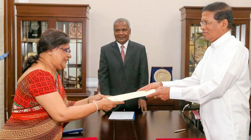 Justice Chandra Ekanayake sworn in as Acting CJ