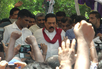 Rajapaksa seeks a comeback...