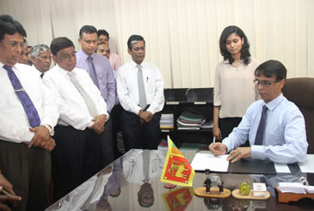 New Labour DG takes office...