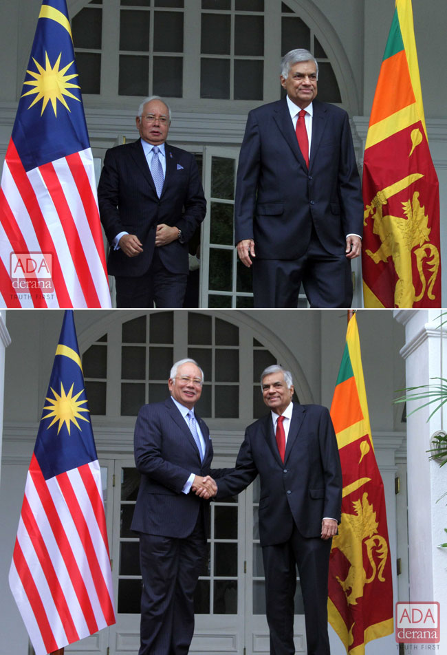 Najib meets Ranil...