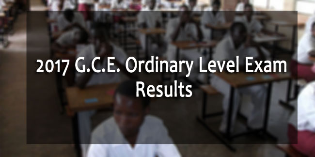 2017 O/L results to be released on Wednesday
