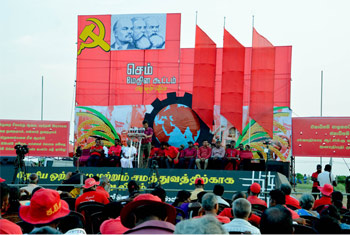 JVP May Day rally in Jaffna...