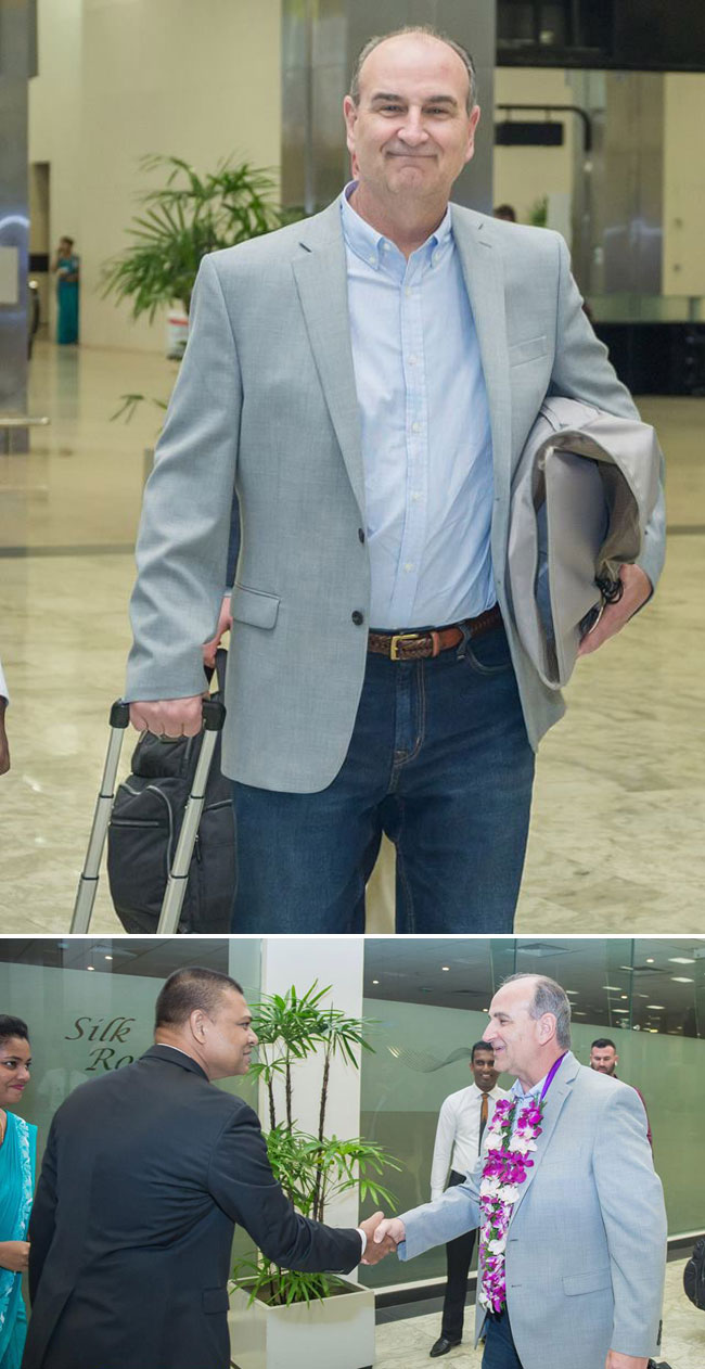 Steve Job’s coach John Mattone arrives in Sri Lanka