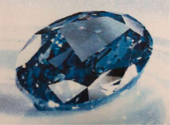 Dubai police recover rare $20 million stolen blue diamond in Sri Lanka