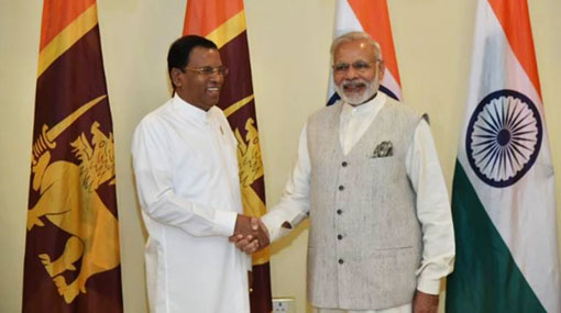 Sirisena and Modi hold bilateral talks in Nepal