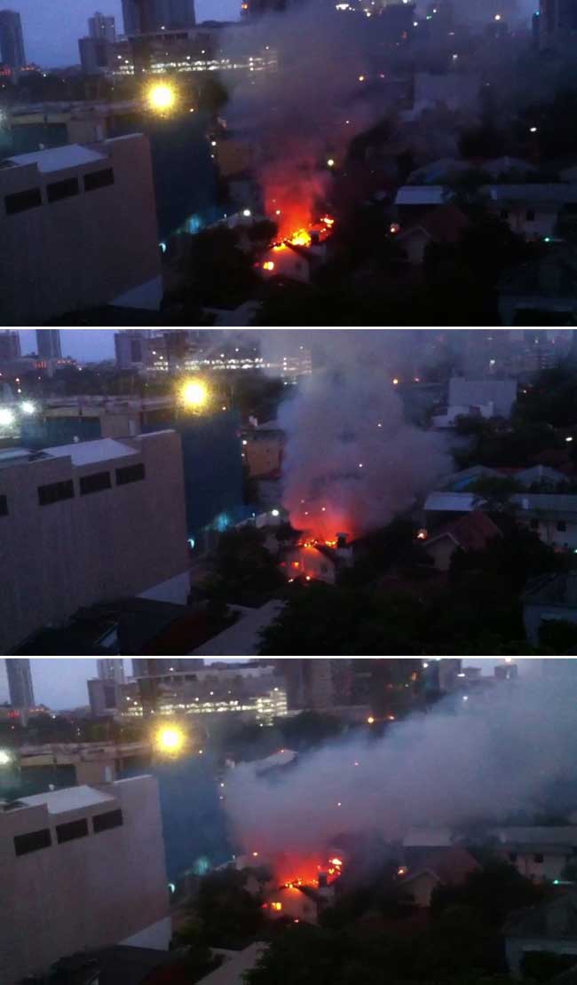 Fire breaks out at building in Colombo