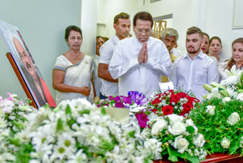 President pays final respects to Ronnie Leitch...