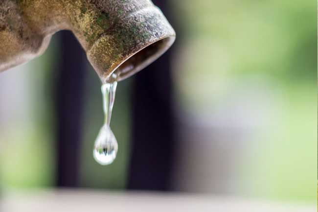 Fifteen-hour water cut today