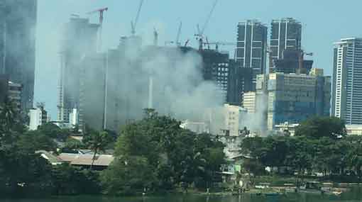 Fire breaks out at Timber store in Vauxhall Street