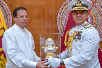 New Navy Chief calls on President...
