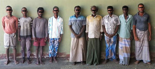 Nine Indian fishers arrested for poaching in Sri Lankan waters