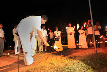 Seeking divine help to end power crisis...
