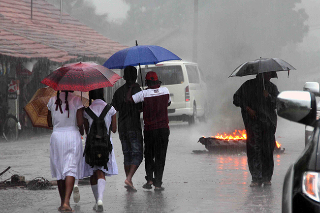 Thundershowers to continue in five provinces