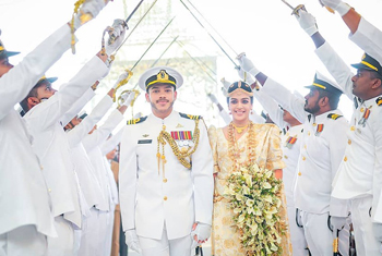 Yoshitha Rajapaksa ties the knot…