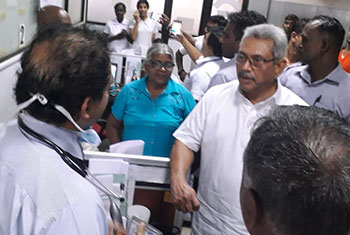 President visits NHSL...