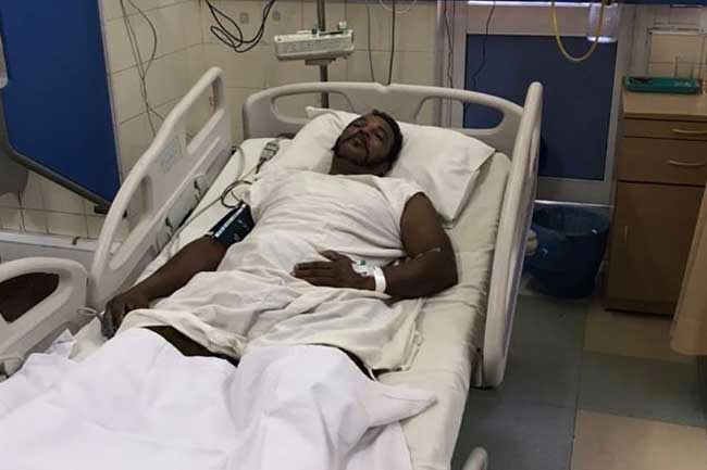 Palitha Thewarapperuma hospitalized