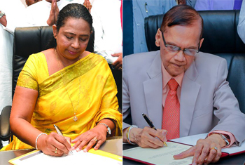 Freshly-appointed ministers assume duties...