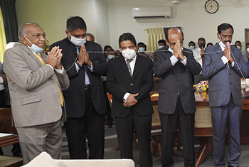 New Election Commission members assume duties…