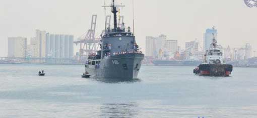 Two patrol vessels arrive home after successful visit in India