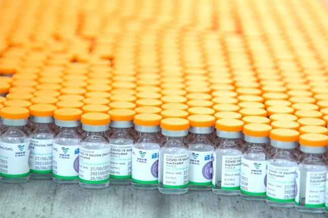 Sri Lanka to receive 04 million Sinopharm vaccine doses tomorrow