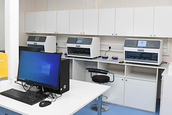 New rapid PCR test facility opened near BIA...