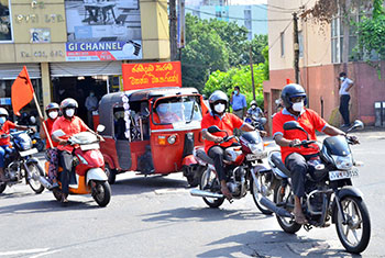 FSP vehicle parade...