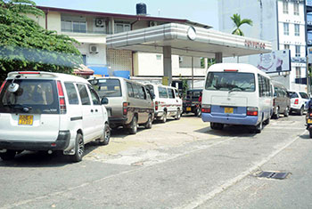 Fuel queues return...