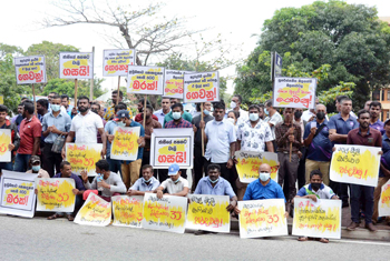 Local renewable energy developers’ peaceful protest...