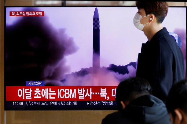 N Korea Test Fires Intercontinental Ballistic Missile With Range To