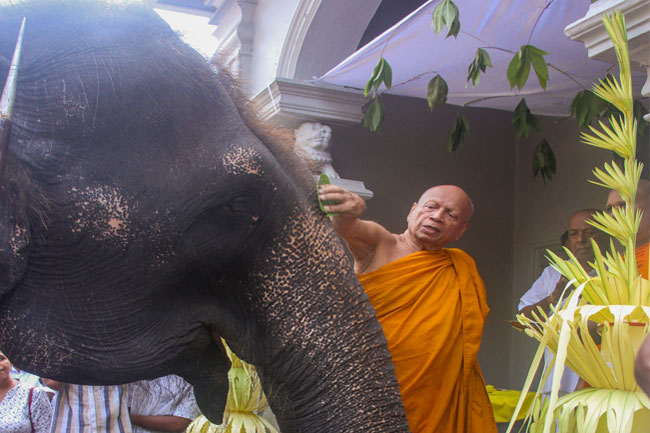 Oil anointing ceremony…