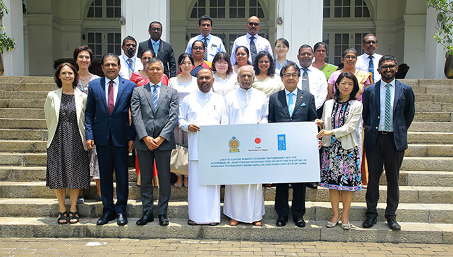 Japan partners with UNDP to provide USD 3.8 million to support women’s economic wellbeing in Sri ...