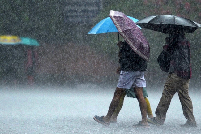 Showers to continue due to mid-level atmospheric disturbance