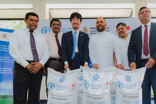 FAO delivers over 8,000 MT of Japan-funded fertilizer to support Sri ...