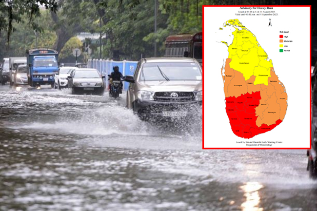 ‘amber Advisory Issued For Heavy Rains Above 100mm