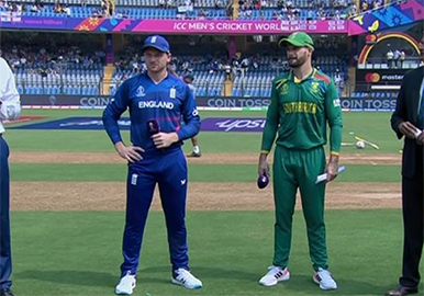 CWC2023: England win toss, opt to bowl against South Africa