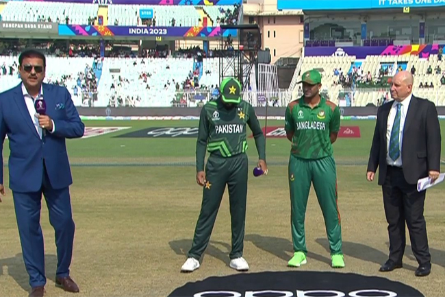 CWC23: Bangladesh win toss, put Pakistan to bowl first