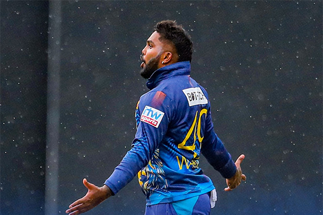 Wanindu Hasaranga records fifth-best bowling figures in men’s ODI history