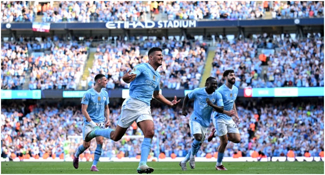 Manchester City win historic 4th consecutive Premier League title