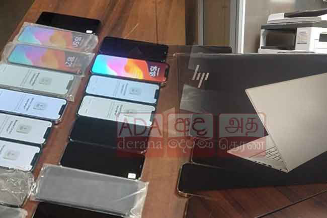 Stock of illegally imported iPhones and laptops confiscated